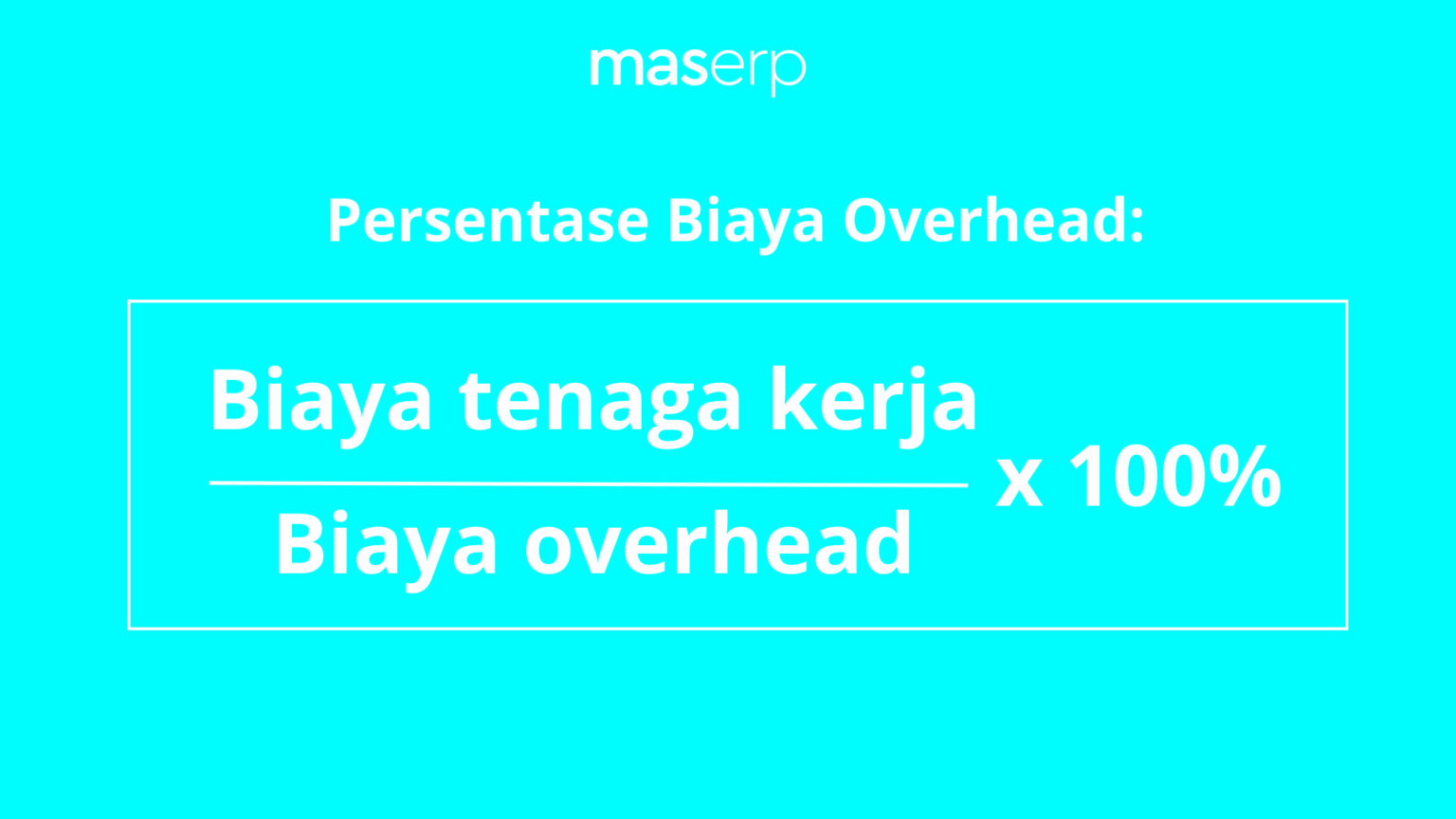 3 Jenis Biaya Overhead dan Cara Mudah Menghitung Persentase