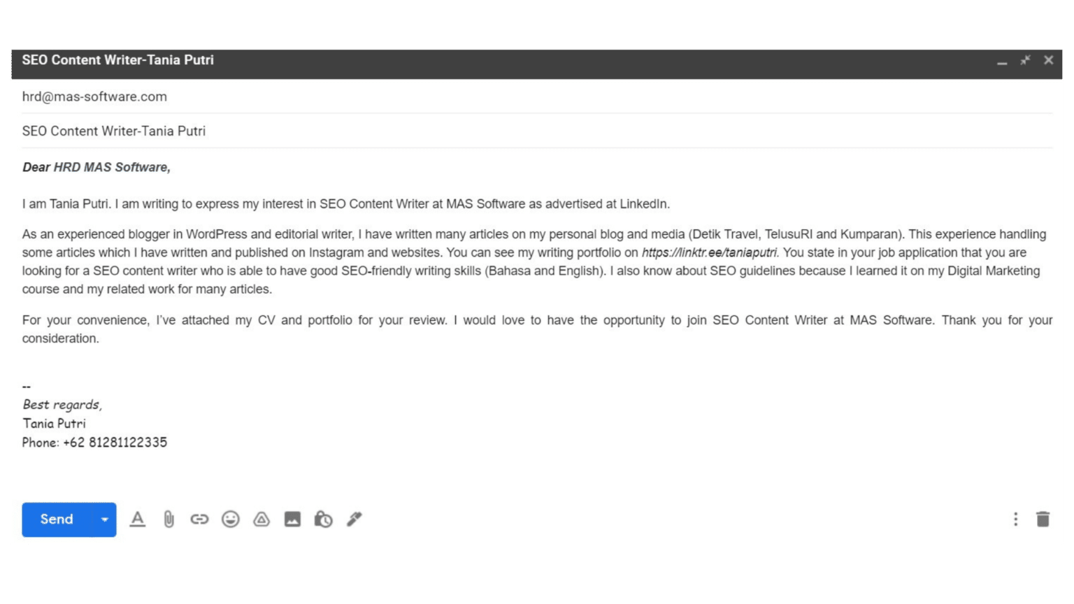 Email Lamaran Kerja: Cara Membuat yang Benar