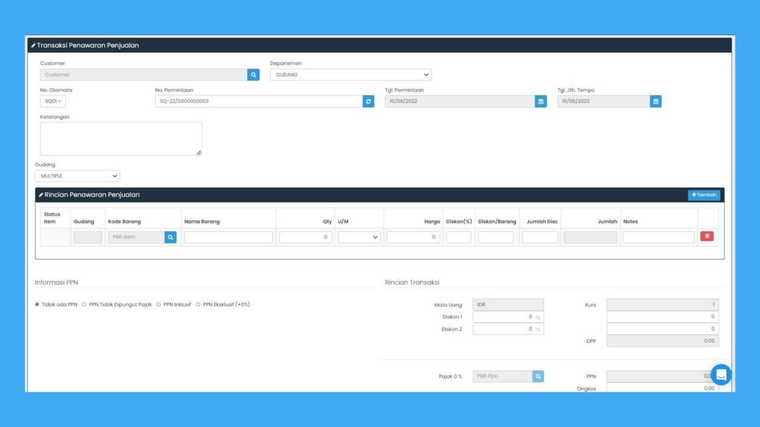 Bagaimana Format dan Cara Membuat Quotation?