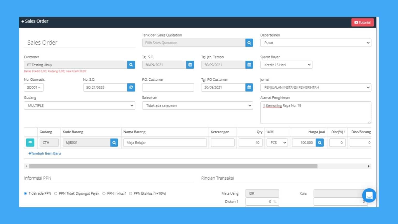 Cara Membuat Work Order dan Rekomendasi Softwarenya